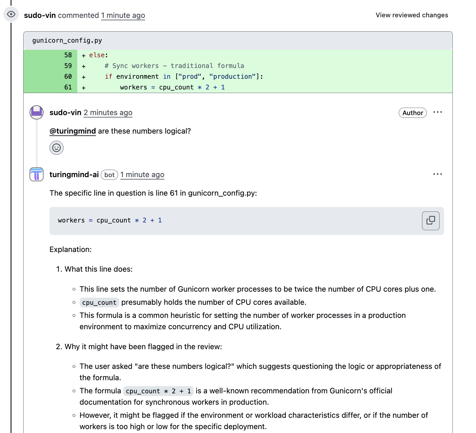 TuringMind | AI Code Review That Understands Your Codebase
