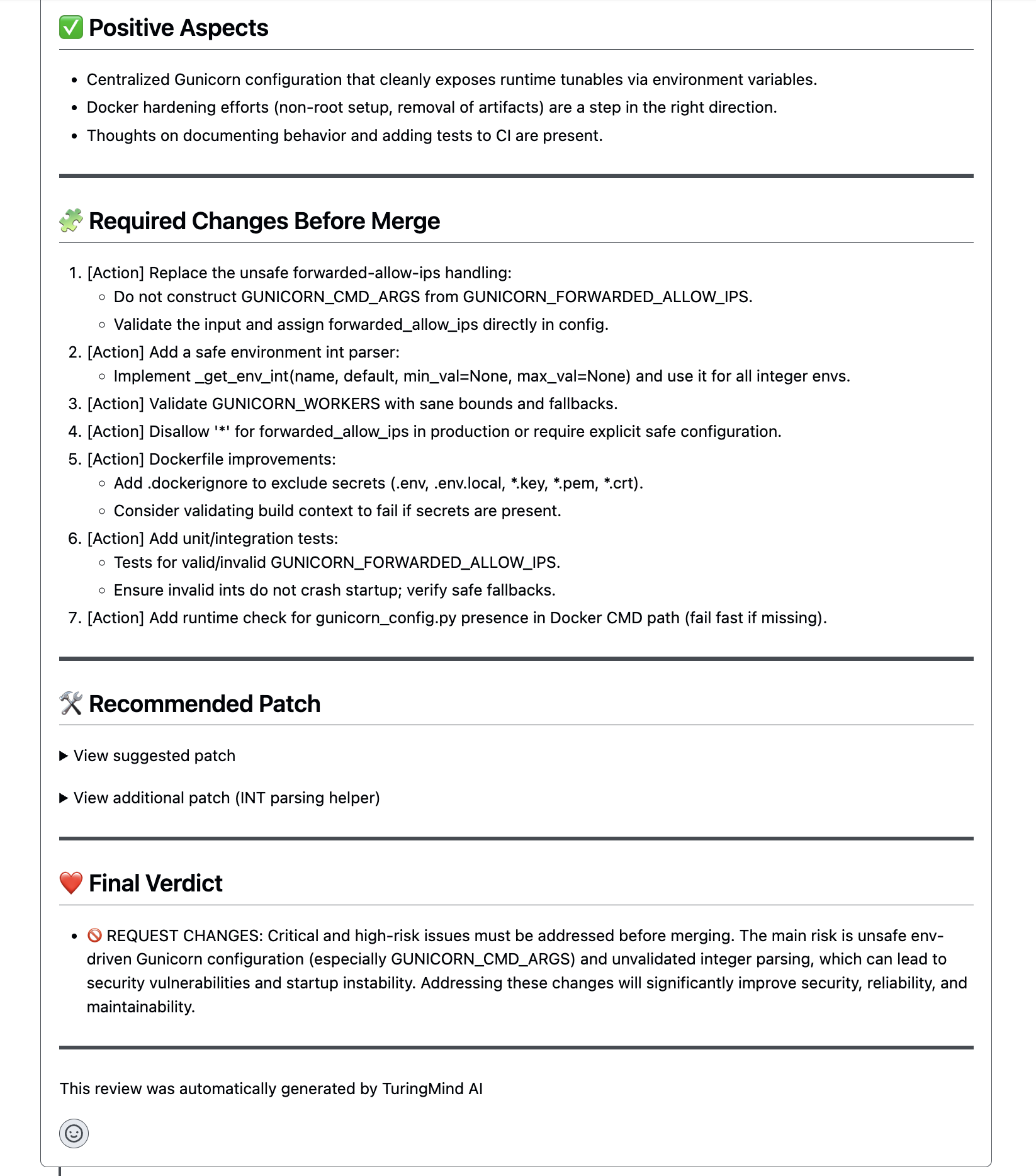 TuringMind | AI Code Review That Understands Your Codebase