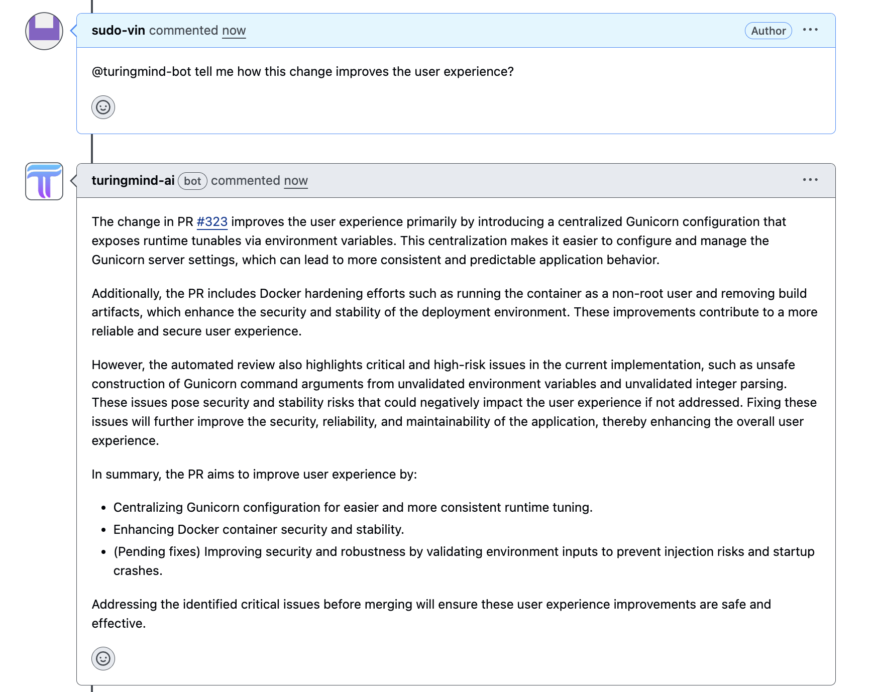 TuringMind | AI Code Review That Understands Your Codebase